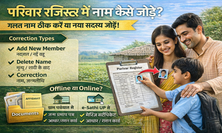 Parivar Register Me Naam Kaise Jode? Online & Offline Process