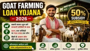 Goat Farming Loan Yojana 2026: बकरी पालन पर 50% से 90% सब्सिडी
